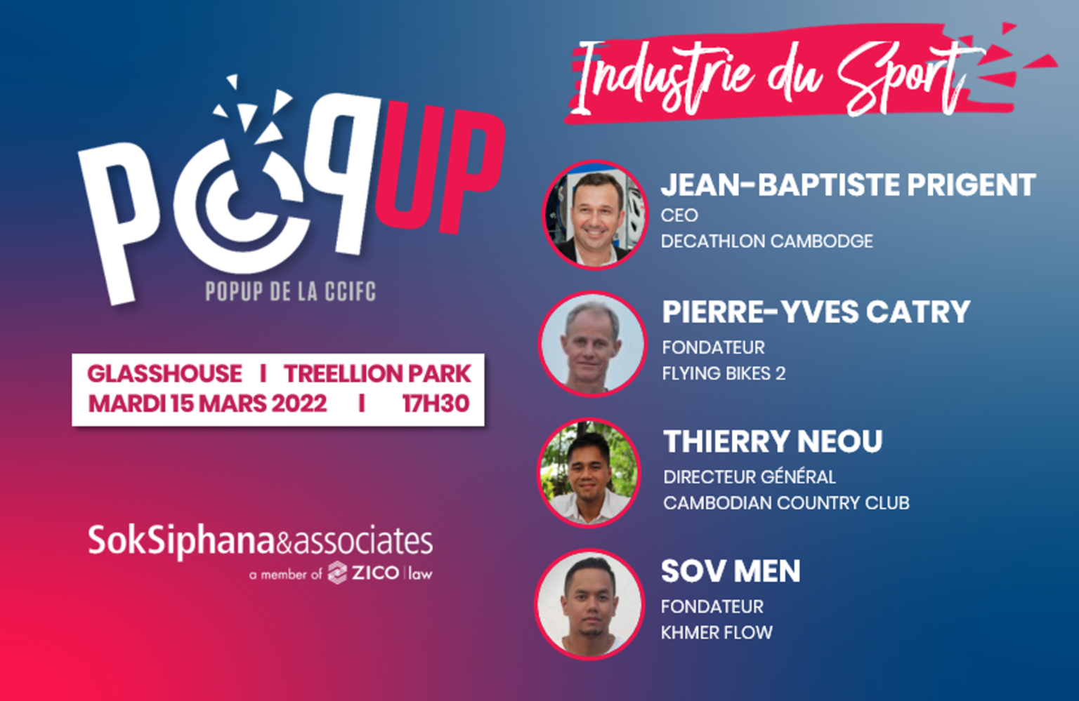 Pop-up de la CCIFC - Sport Business | CCI France Cambodge