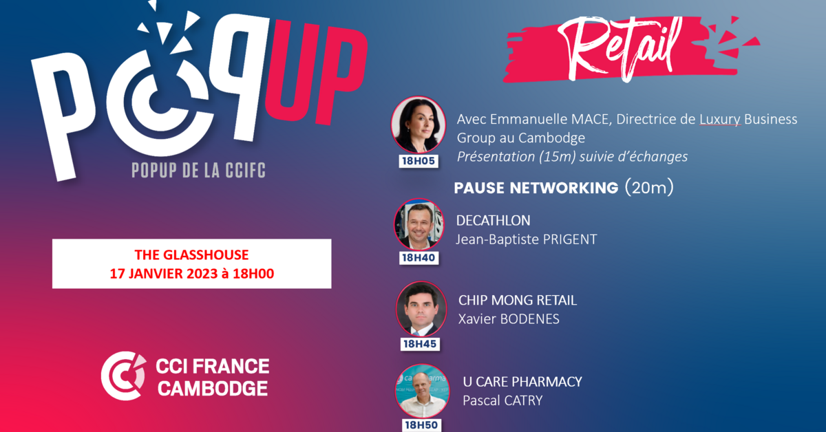 Pop-up de la CCIFC - Retail | CCI France Cambodge