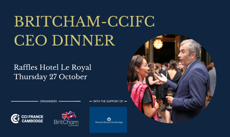Britcham - CCIFC CEO Dinner | CCI France Cambodge