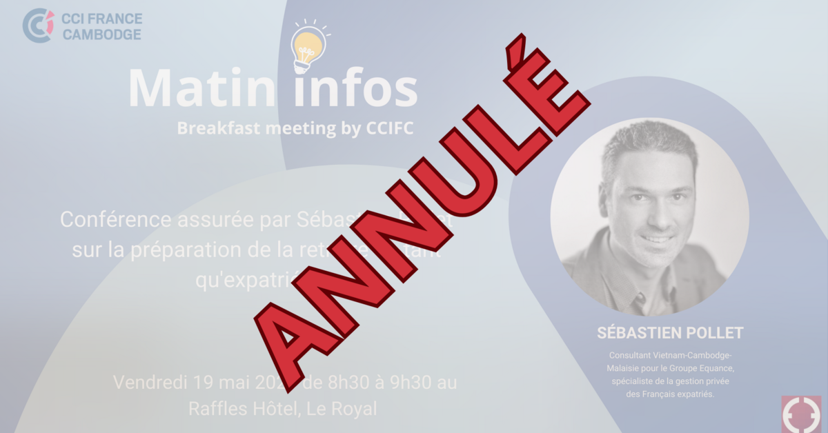 Matin infos par Sébastien Pollet | CCI France Cambodge